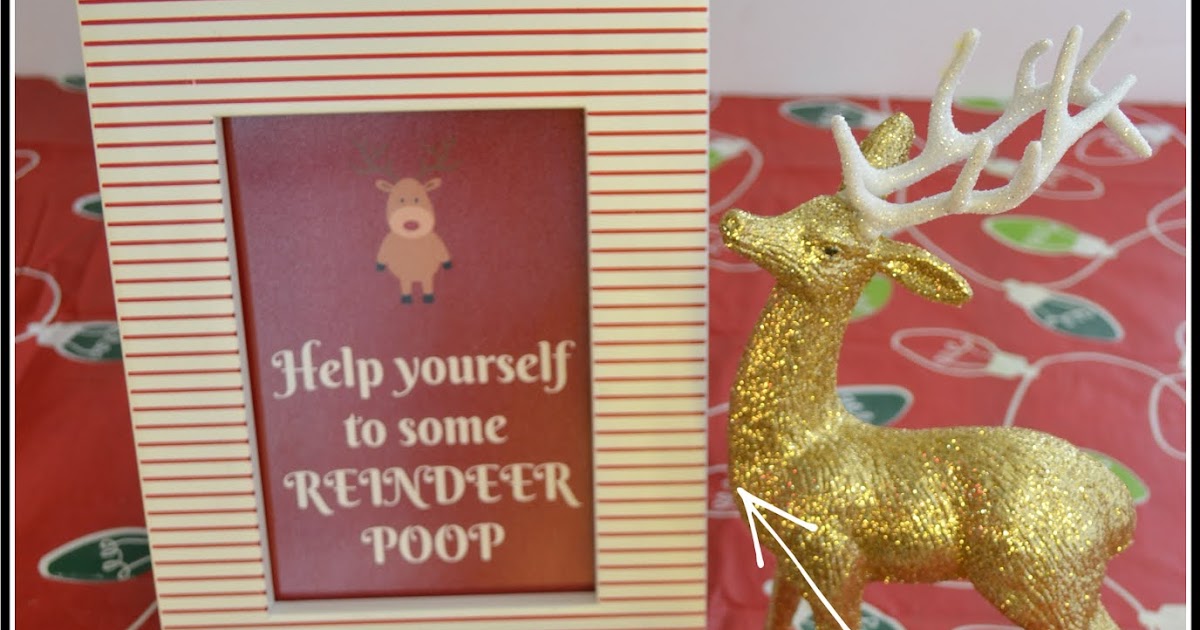 East Coast Mommy: REINDEER POOP Cookies... with free printable tags for ...