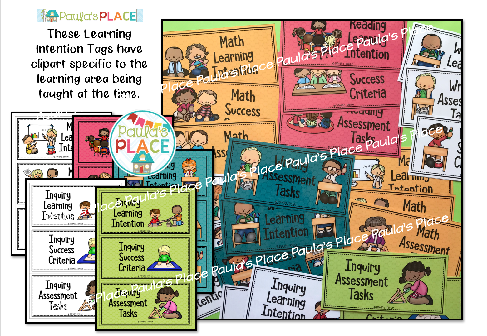 Paula's Place Teaching Resources: Learning Intentions