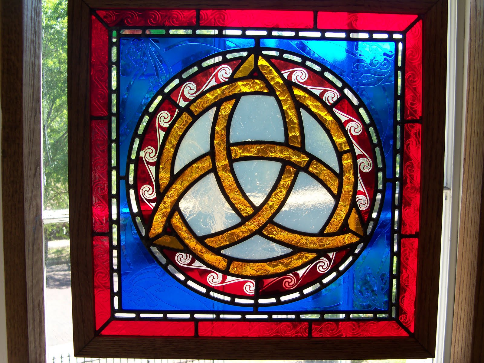 Mark Bleakley Stained Glass: Trinity Window