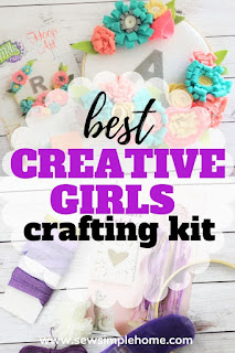 The Best Creative Girls Crafting Kit | Sew Simple Home
