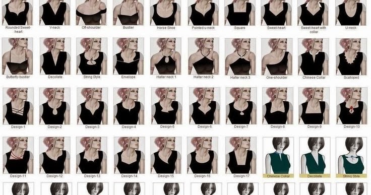 LOJA SINGER PORTO: Dicas de Costura - Diferentes Decotes