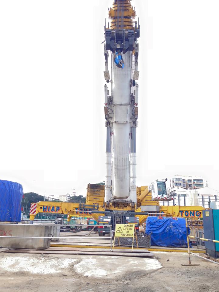 Thomson Line Construction: Lentor - TBM Assembly