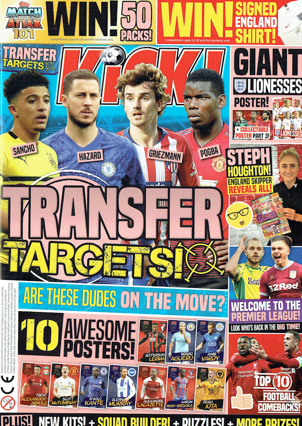 Football Cartophilic Info Exchange: Kick! magazine - Lionesses / World ...