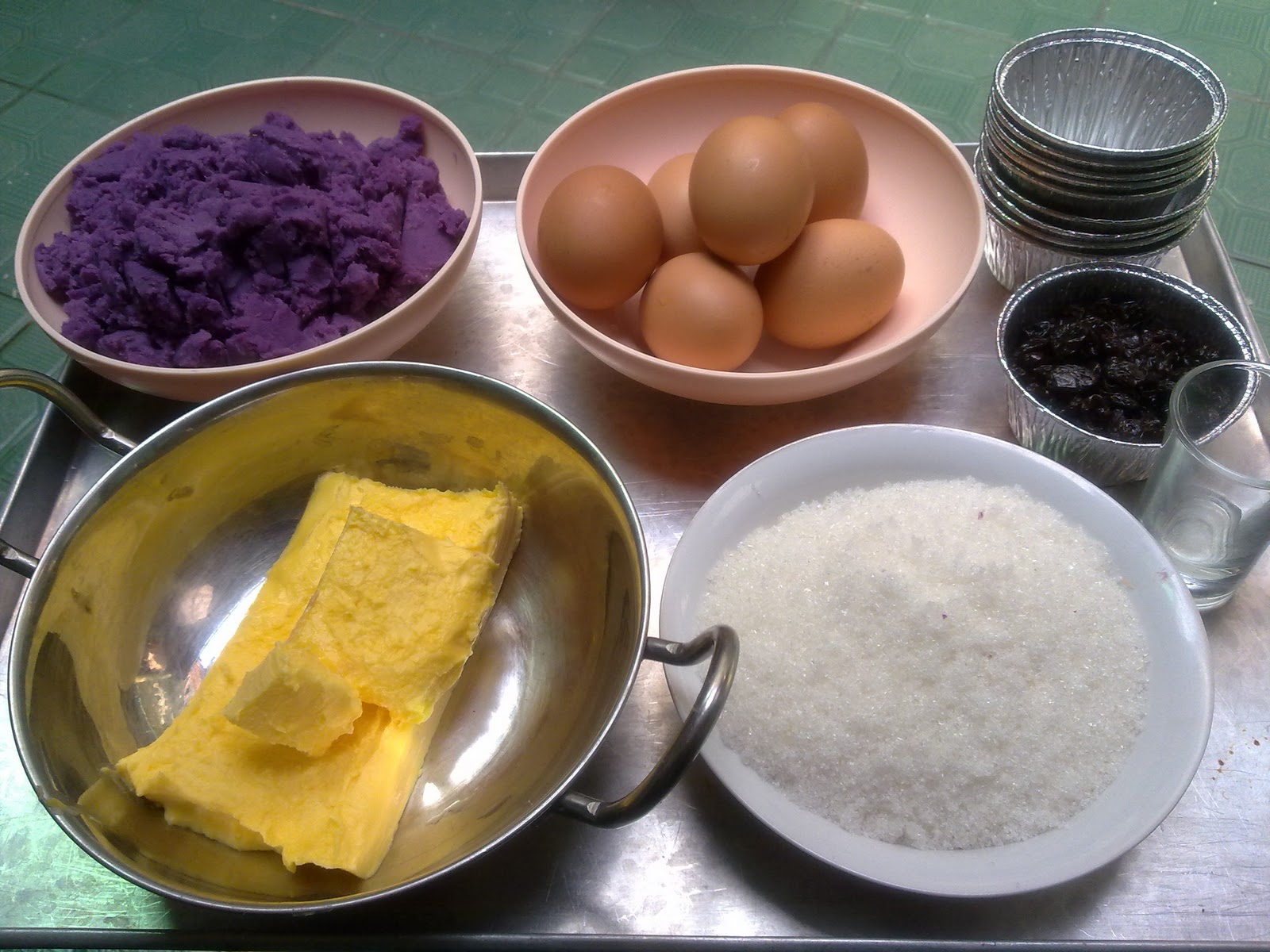Brunch to Lunch..: Cake Ubi Ungu Tanpa Tepung (Flourless Purple Sweet ...