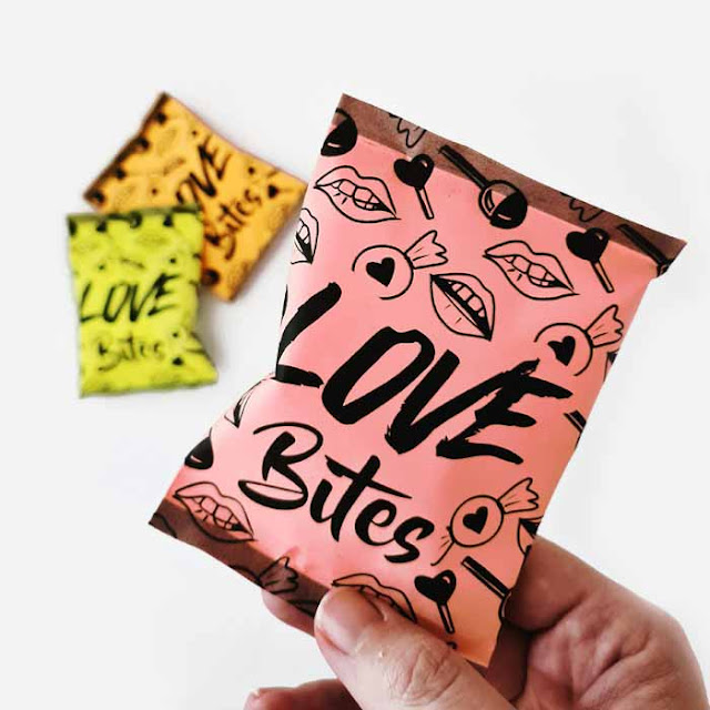 Make Fun LOVE BITES Treat Food Packets | FREE Valentine's Day Printable ...