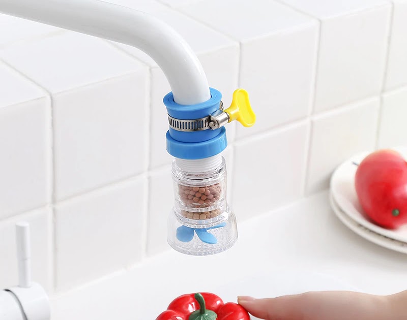 Telescopic Faucet Extender Filter Medical Stone Water Spining Splash ...