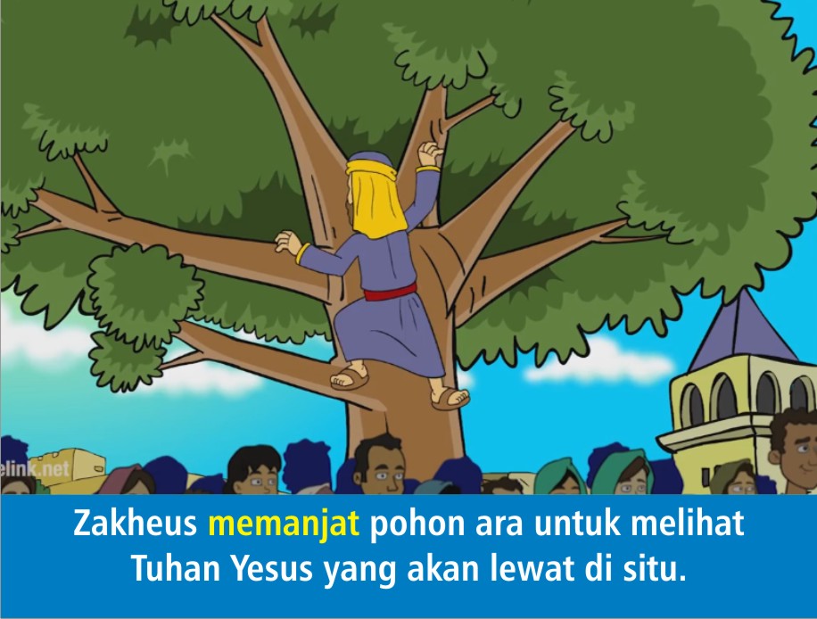 Komik Alkitab Anak: Tuhan Yesus Memanggil Zakheus