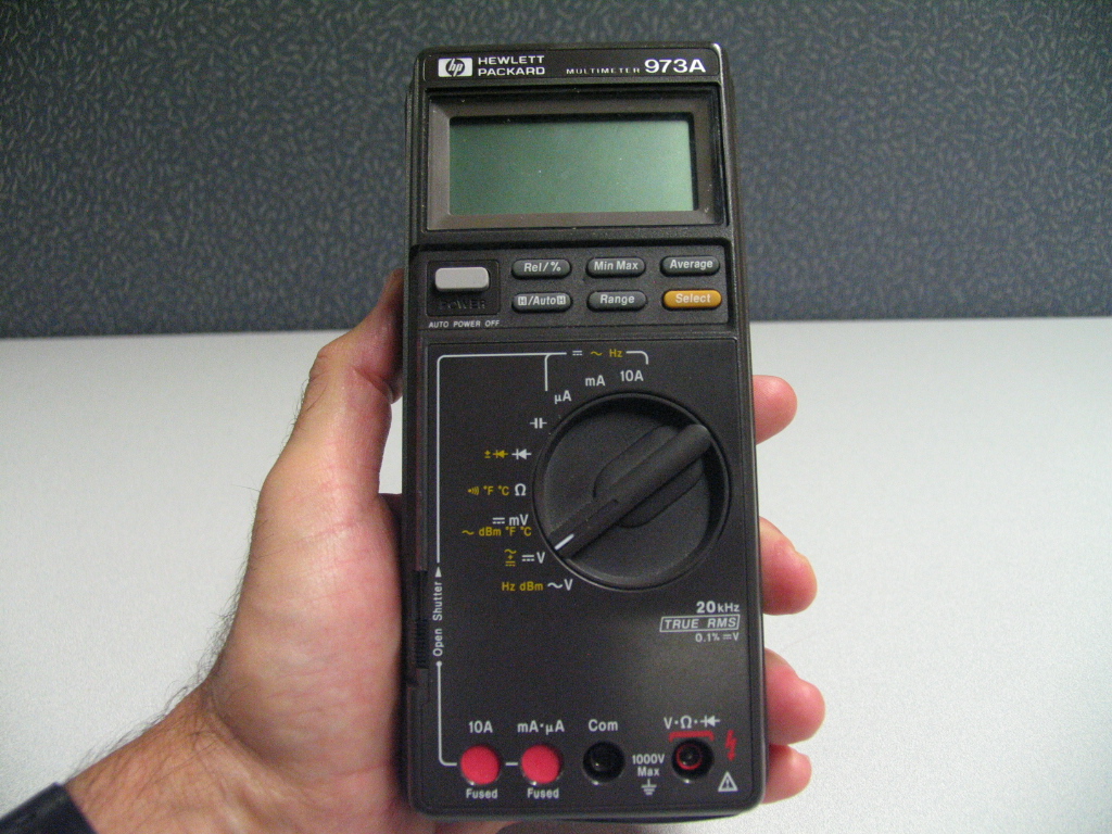 Watt's Up?: Battery drain analysis of handheld HP 973A multimeter