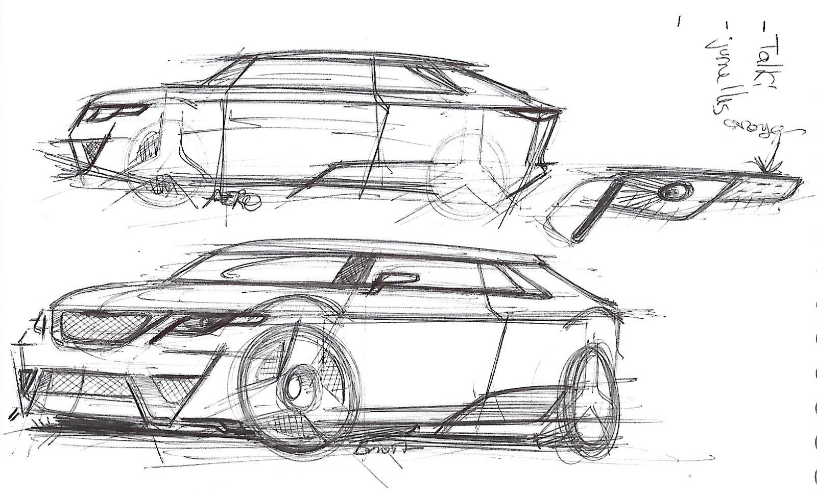 benoît's auto sketch