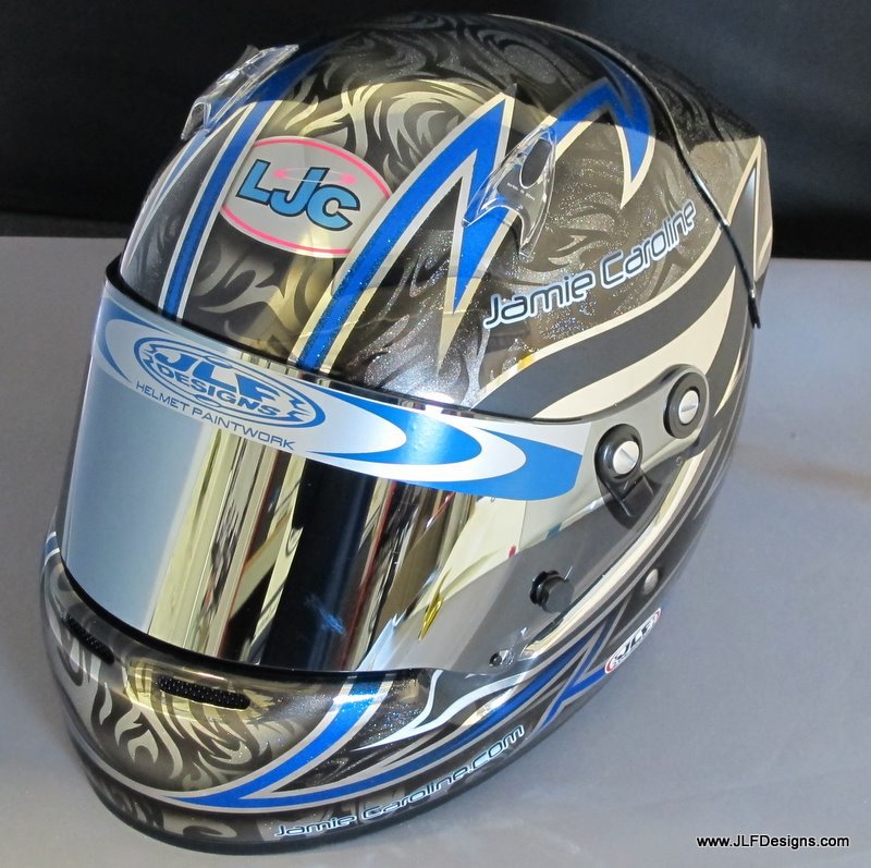 Racing Helmets Garage: Arai SK-5 J.Caroline by JLF Designs
