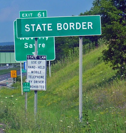 State Routes That Cross State Lines