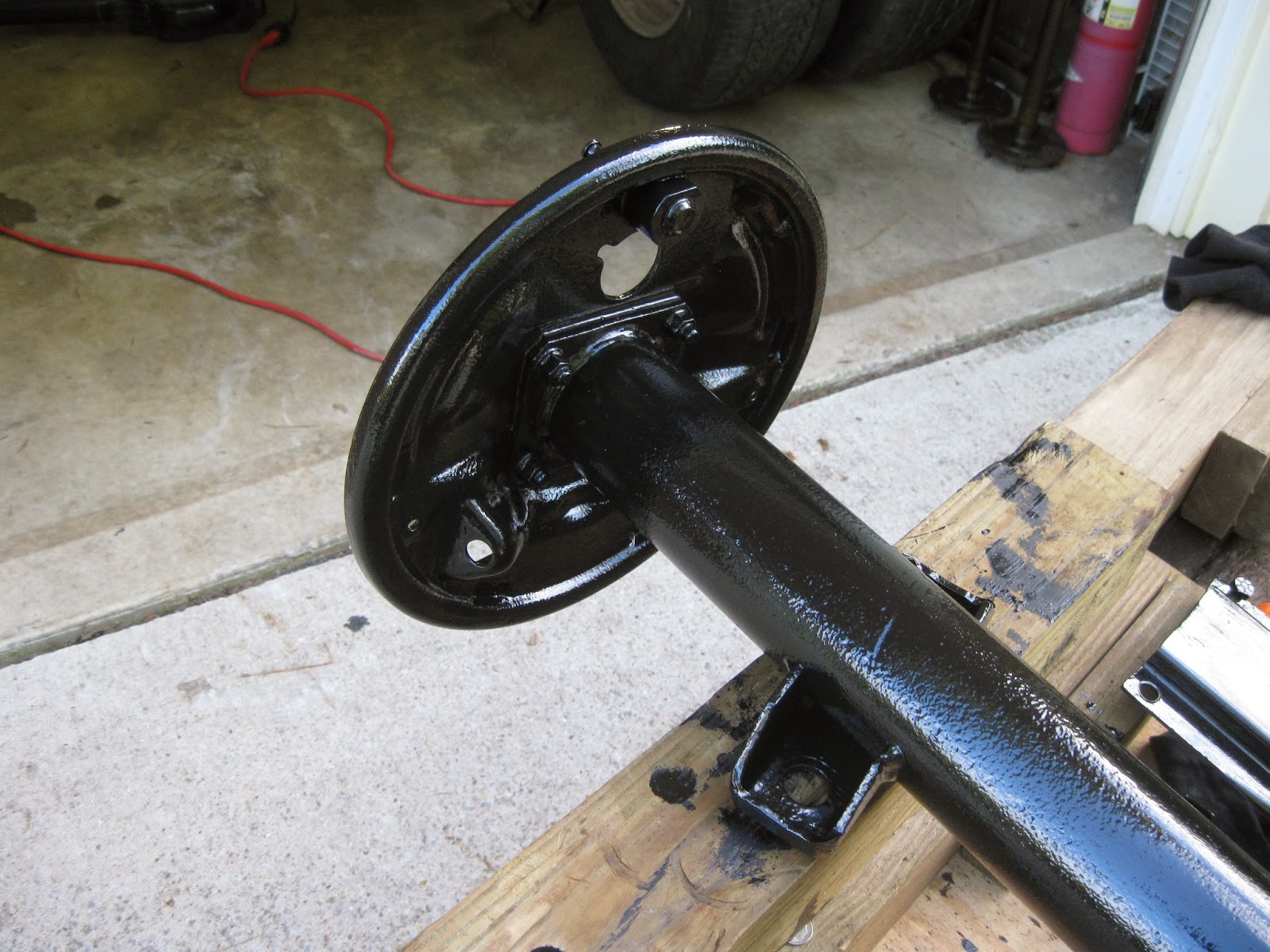 CHEVY C10: REAR END WORK