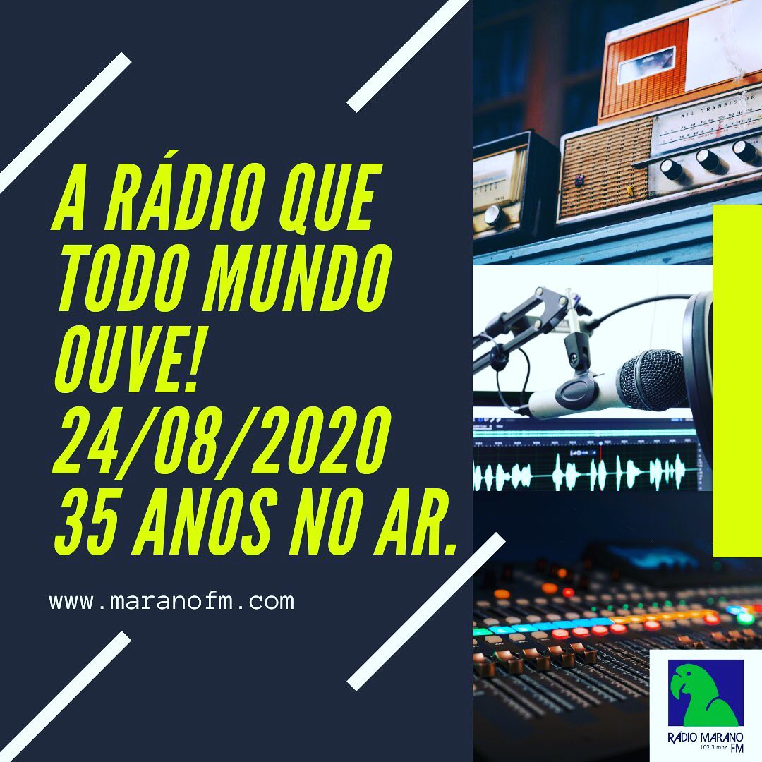 BLOG DO ROBERTO ALMEIDA: RÁDIO MARANO FM COMPLETA 35 ANOS