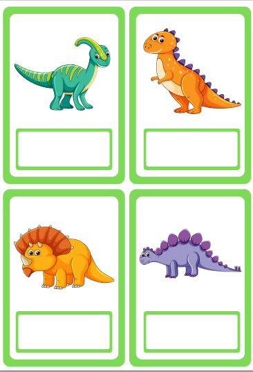 Marta de 3 a 6: VOCABULARIO DINOSAURIOS