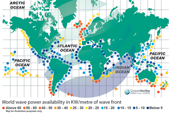 Tidal Power Map