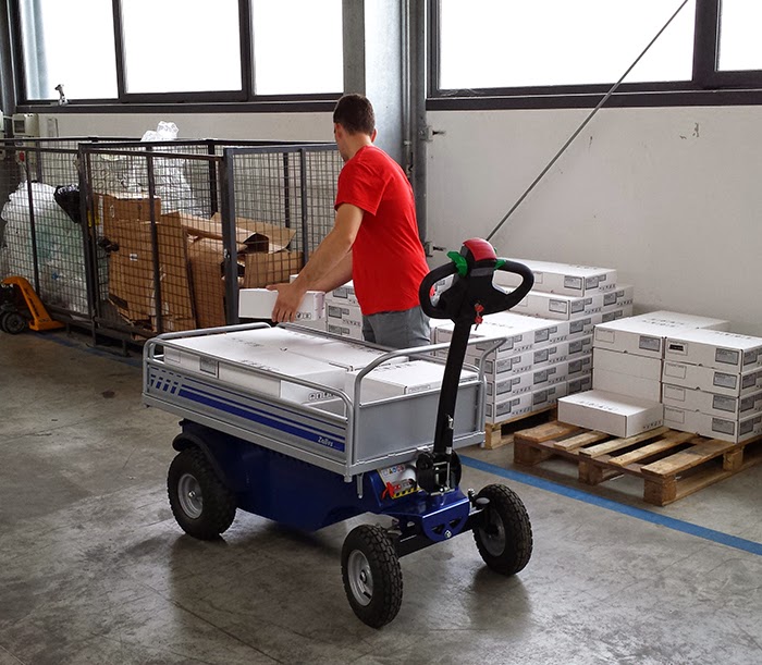 Electric flatbed carts Zallys made in Italy: Electric flatbed trolley ...