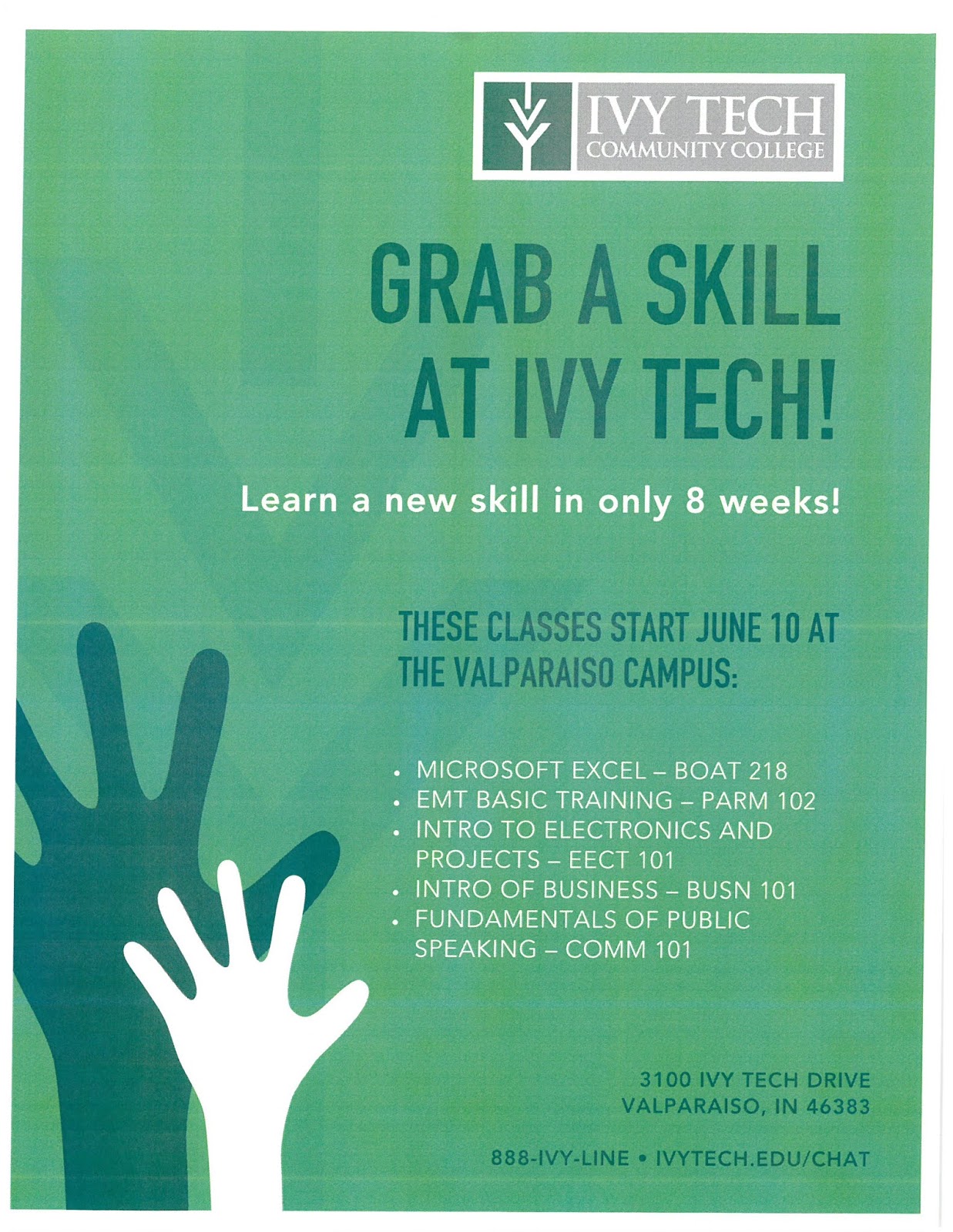 North Judson Wayne Township Public Library Grab A Skill At Ivy Tech north-judson-wayne-township-public-library-grab-a-skill-at-ivy-tech
