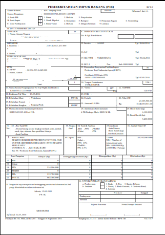 Contoh FORM IJEPA Cara Import Barang dari Jepang Untuk Bebas Bea Masuk ...