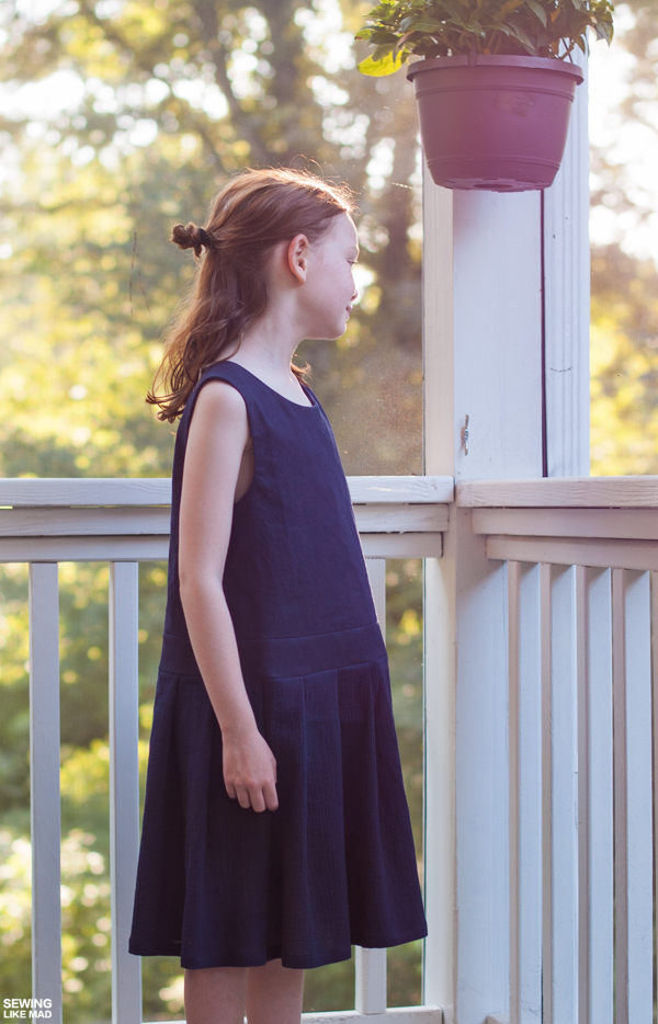 Sewing Like Mad: Pleated Pinafore