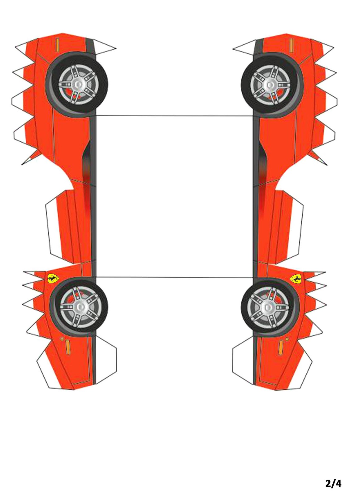 DreamCarsPro: DIY Ferrari Enzo Paper Model