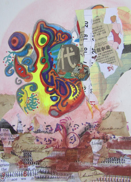 Asemic Front 2: Asemic Front 2 collab by Borderline Grafix & De Villo Sloan