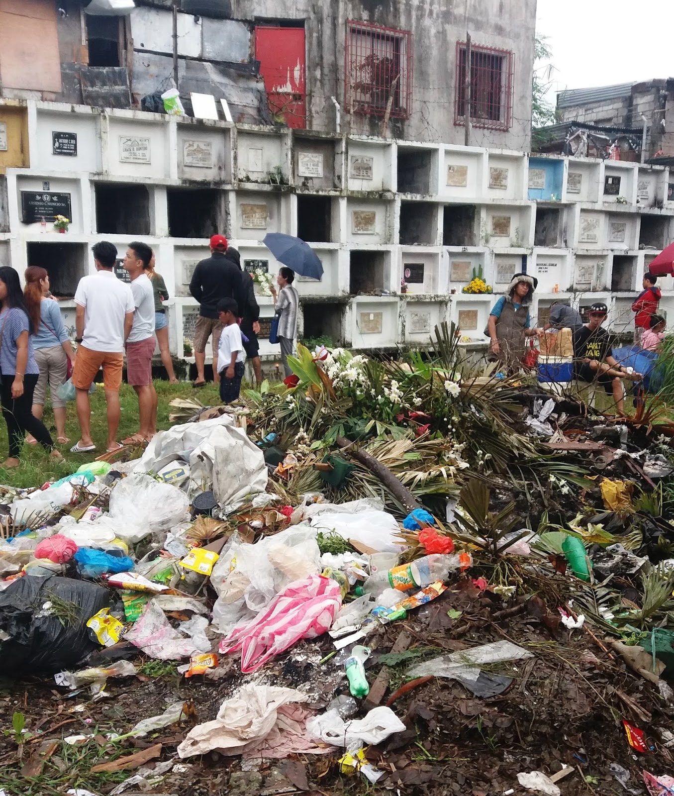 Environmental Watch Group Laments Garbage Left by Cemetery Visitors ...
