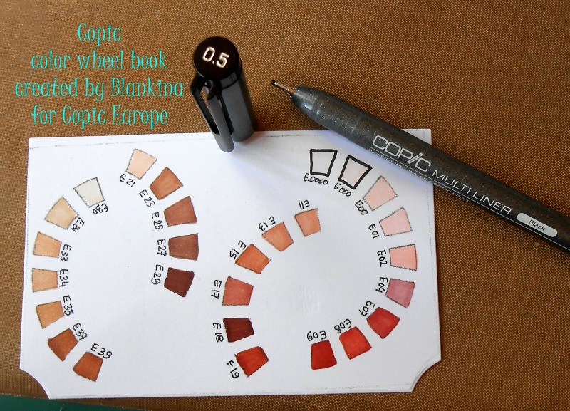 Copic Marker Europe: My DIY Copic Color wheel book