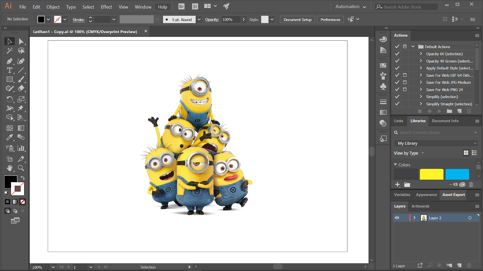 Color & Printing Knowledge: How to Make a Contour Cut Outline in ...