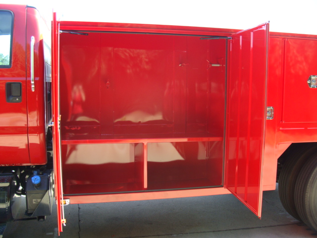 Big Red Saw Body from Harbor Truck Bodies | Harbor Truck and Van