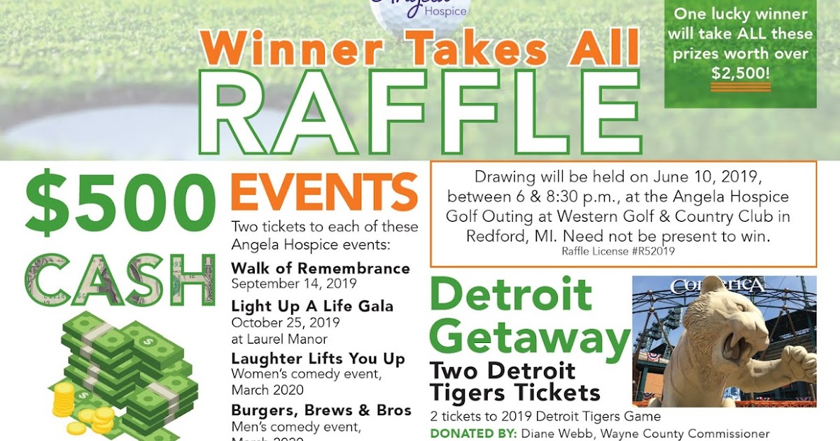 Get your tickets for the Winner Takes All Raffle!