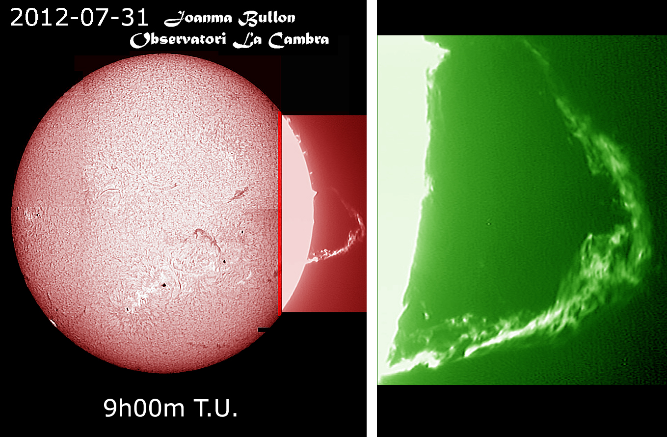 astronomia: Gran Protuberancia Solar