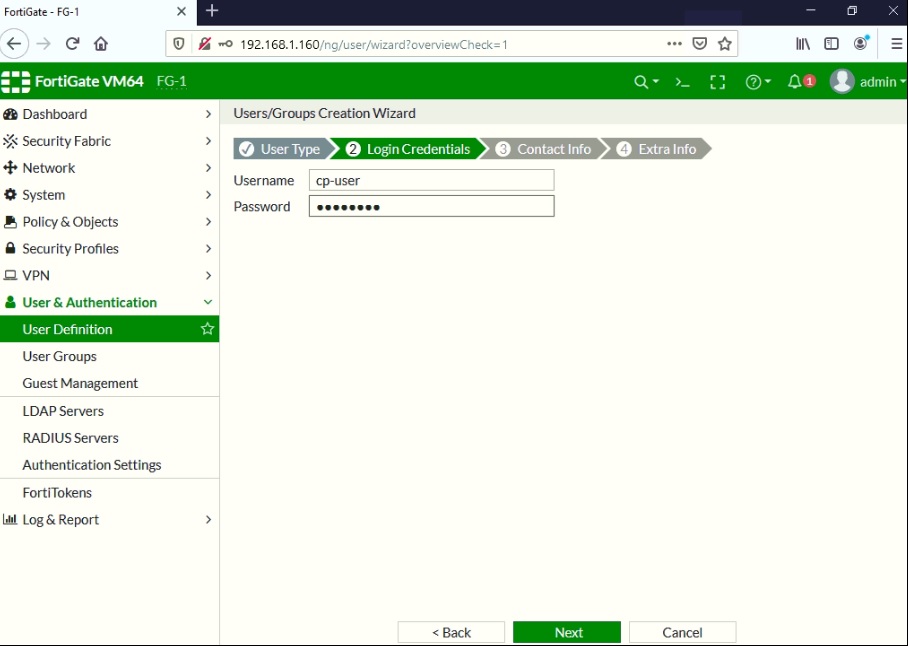 My Cybersecurity Journal: FortiGate Captive Portal