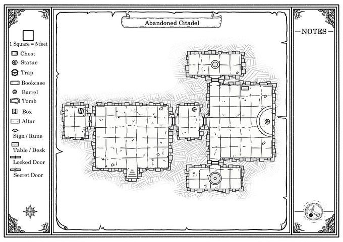 Tabletop Fix: Xploring Map - 50+ Tabletop Maps Kickstarter