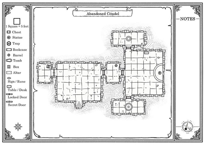 Tabletop Fix: Xploring Map - 50+ Tabletop Maps Kickstarter
