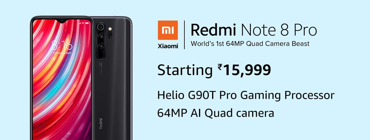 Redmi Note 8 Pro (Halo White, 6GB RAM, 64GB Storage with Helio G90T ...
