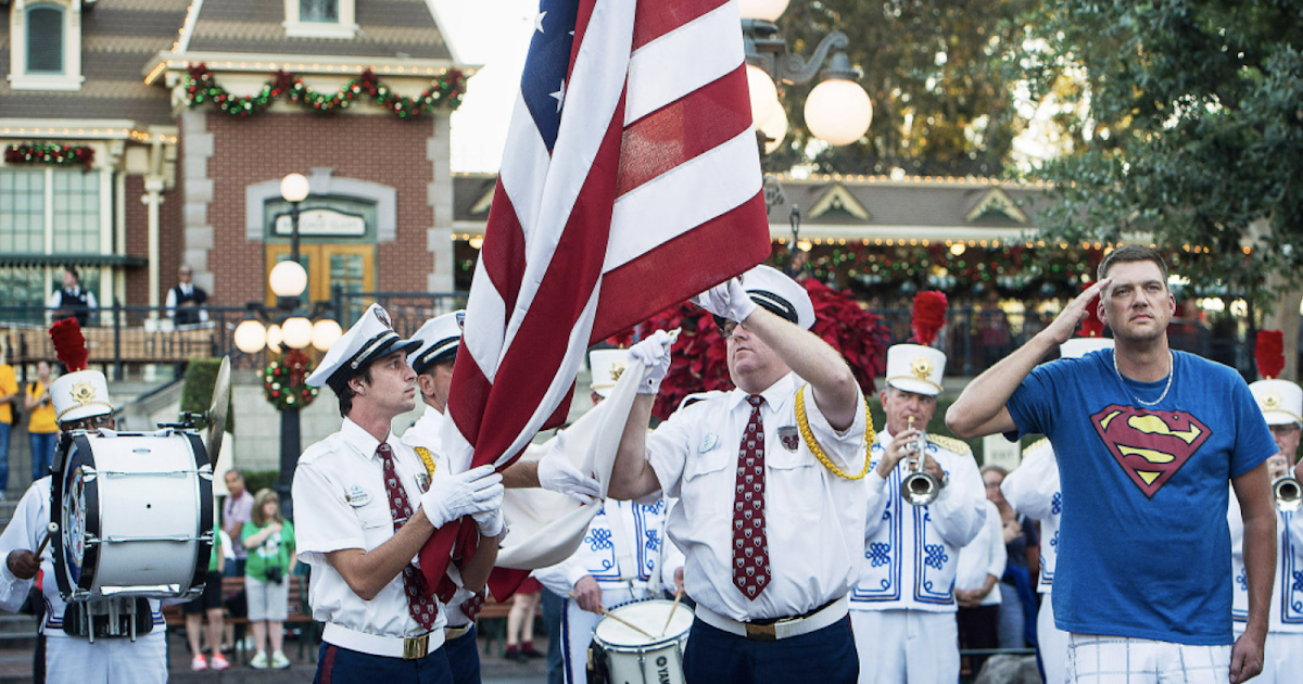 Insights and Sounds: Superman Salutes the US Flag