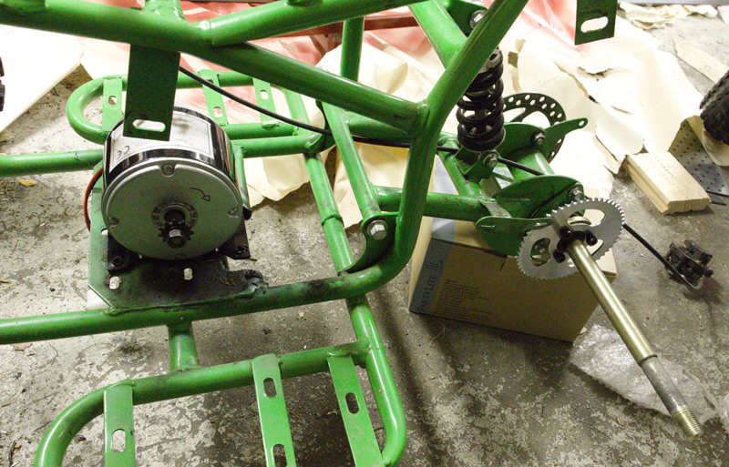 Part-time Electronics: ATV electric conversion part 3: fitting in