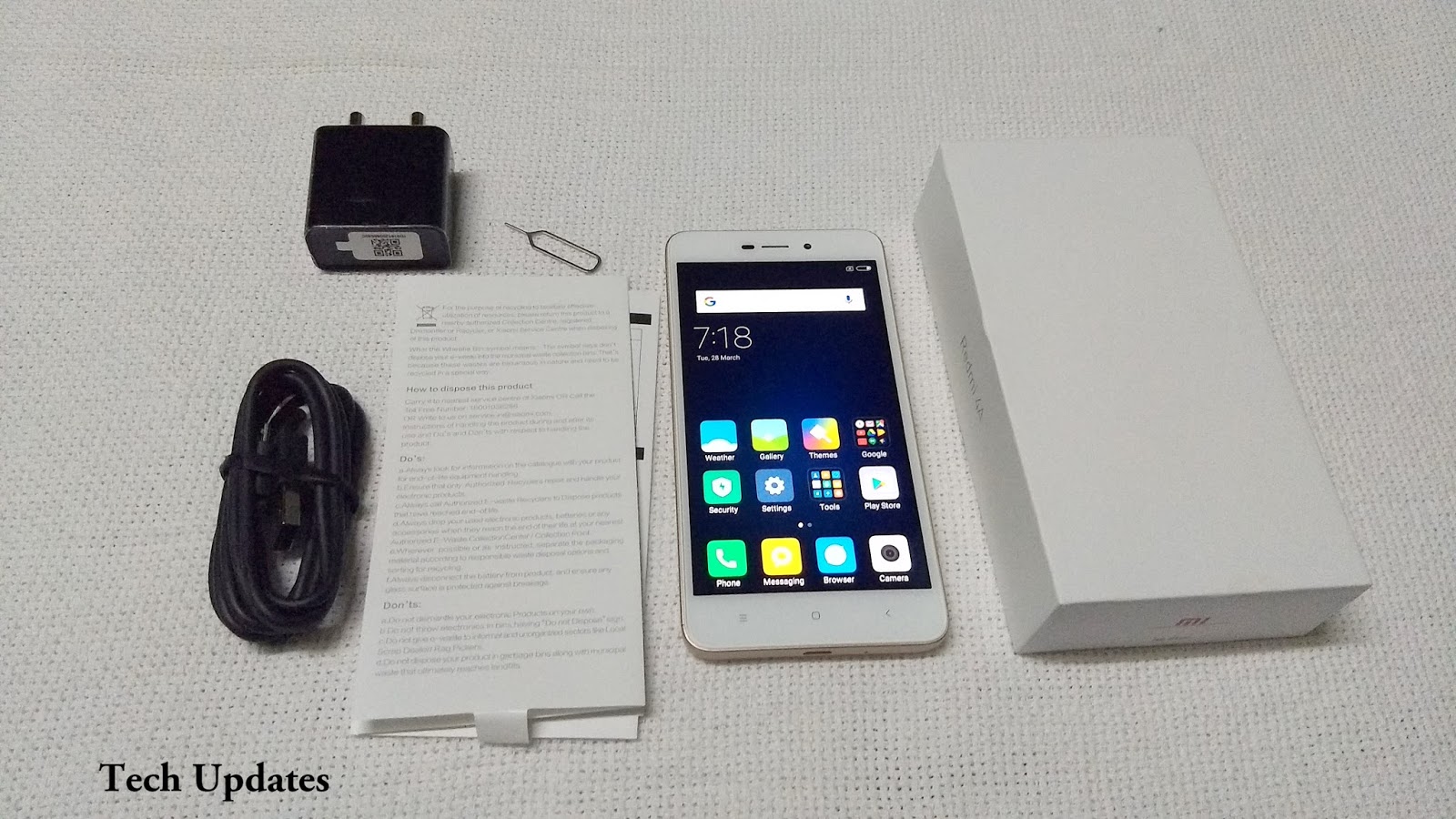 Xiaomi Redmi 4A Unboxing ,Photo Gallery & Hands On - Tech Updates