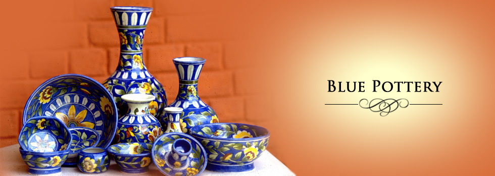 Stunning Blue Pottery from Jaipur in the Vibrant and Colorful State of ...