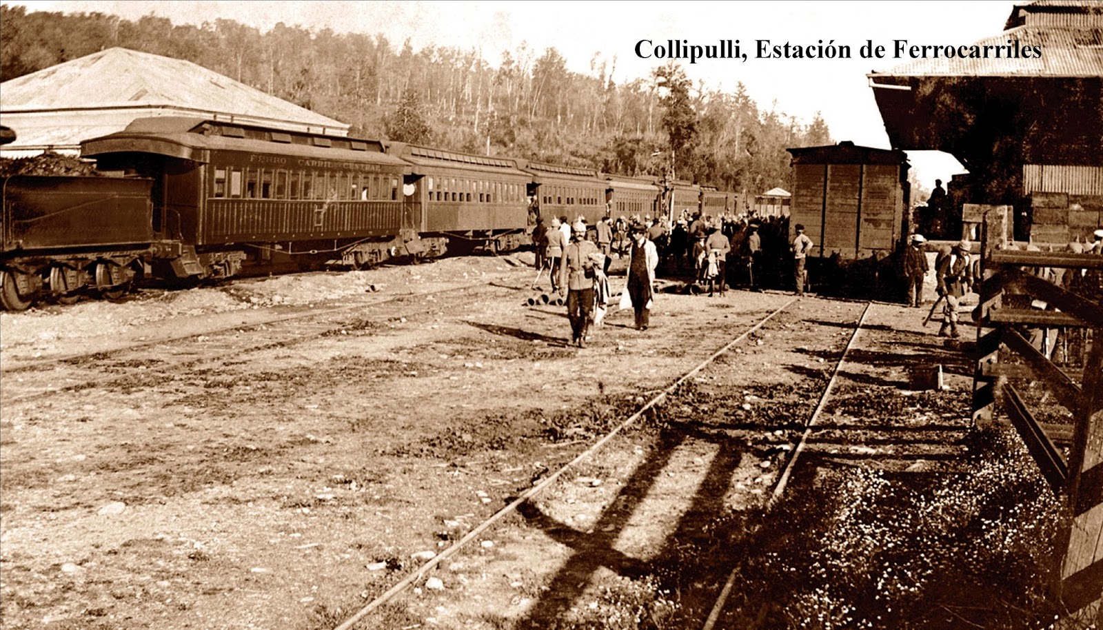 Imágenes de Chile del 1900: Angol, Collipulli, Los Sauces, Purén y Ercilla