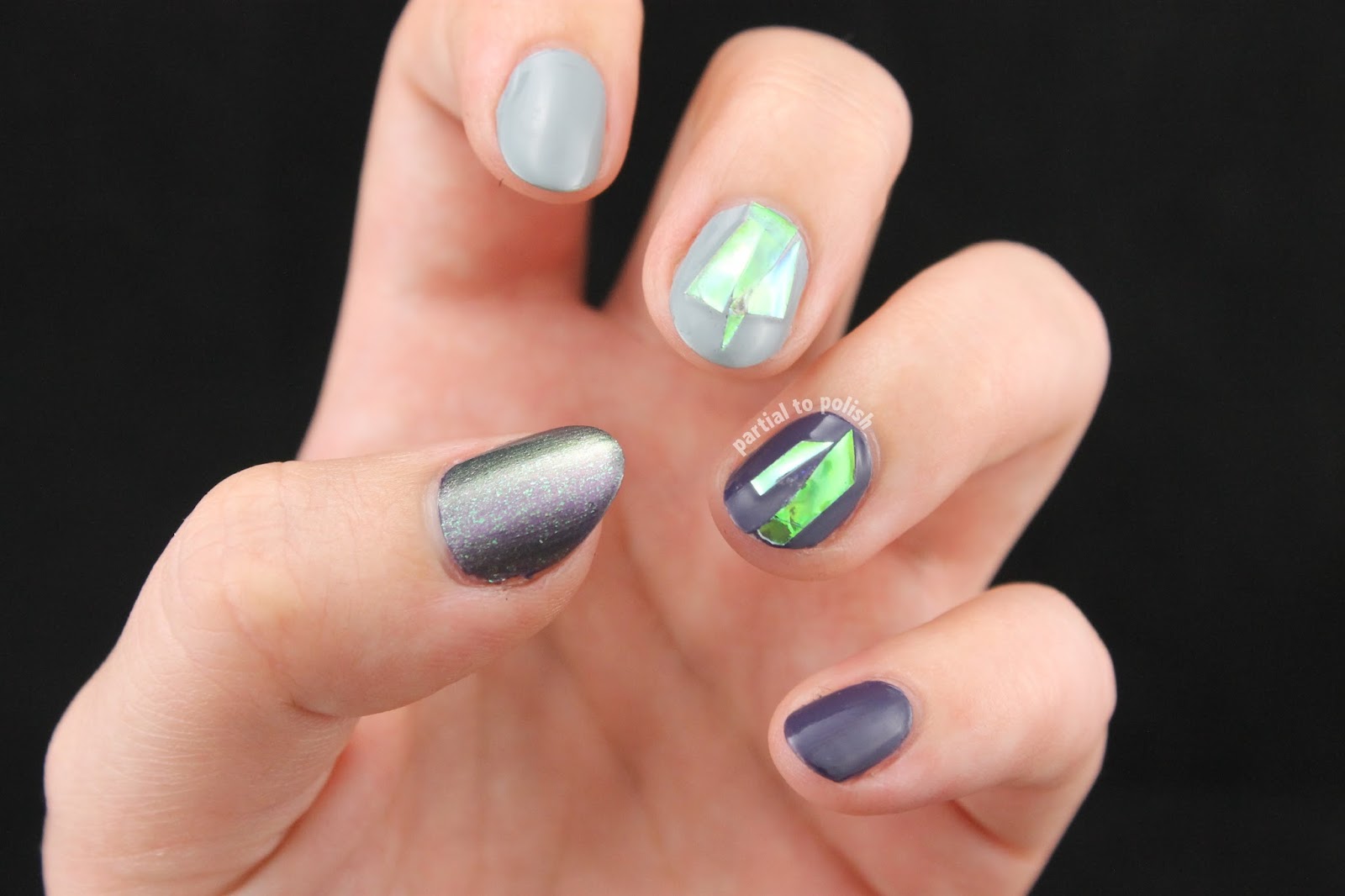 Partial to Polish: Iridescent Hoop Tape Nails Featuring Some China ...