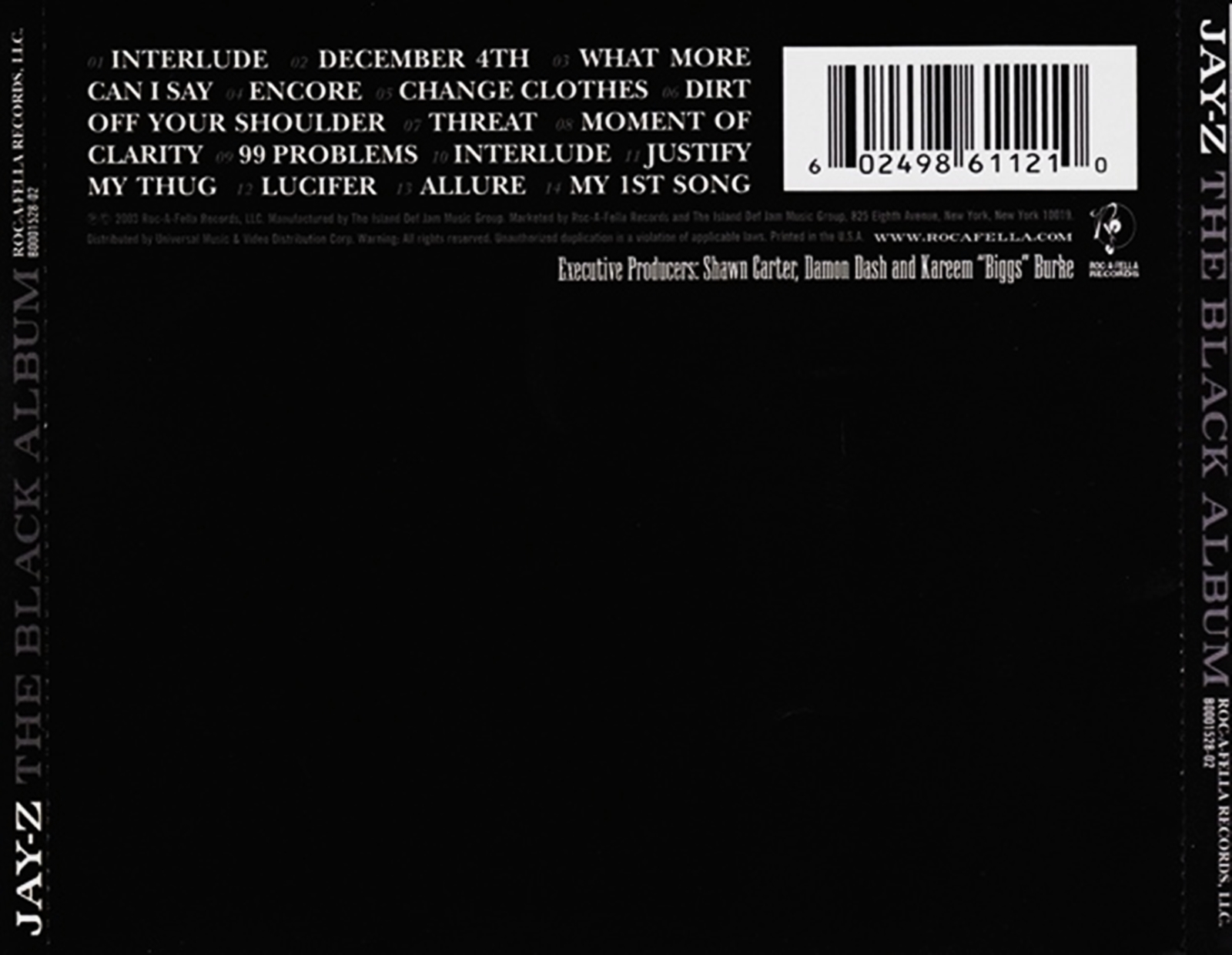 Jay z the black album freeallmusic - bubblesany