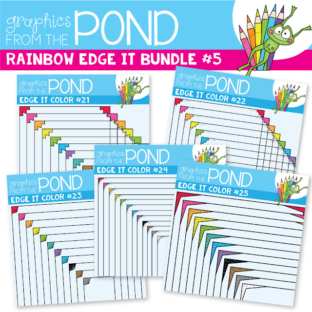 Edge It Frames for Worksheets | From the Pond