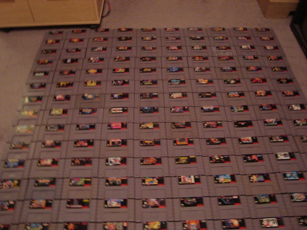 Super Nintendo Collection For Sale - Every Game with Box