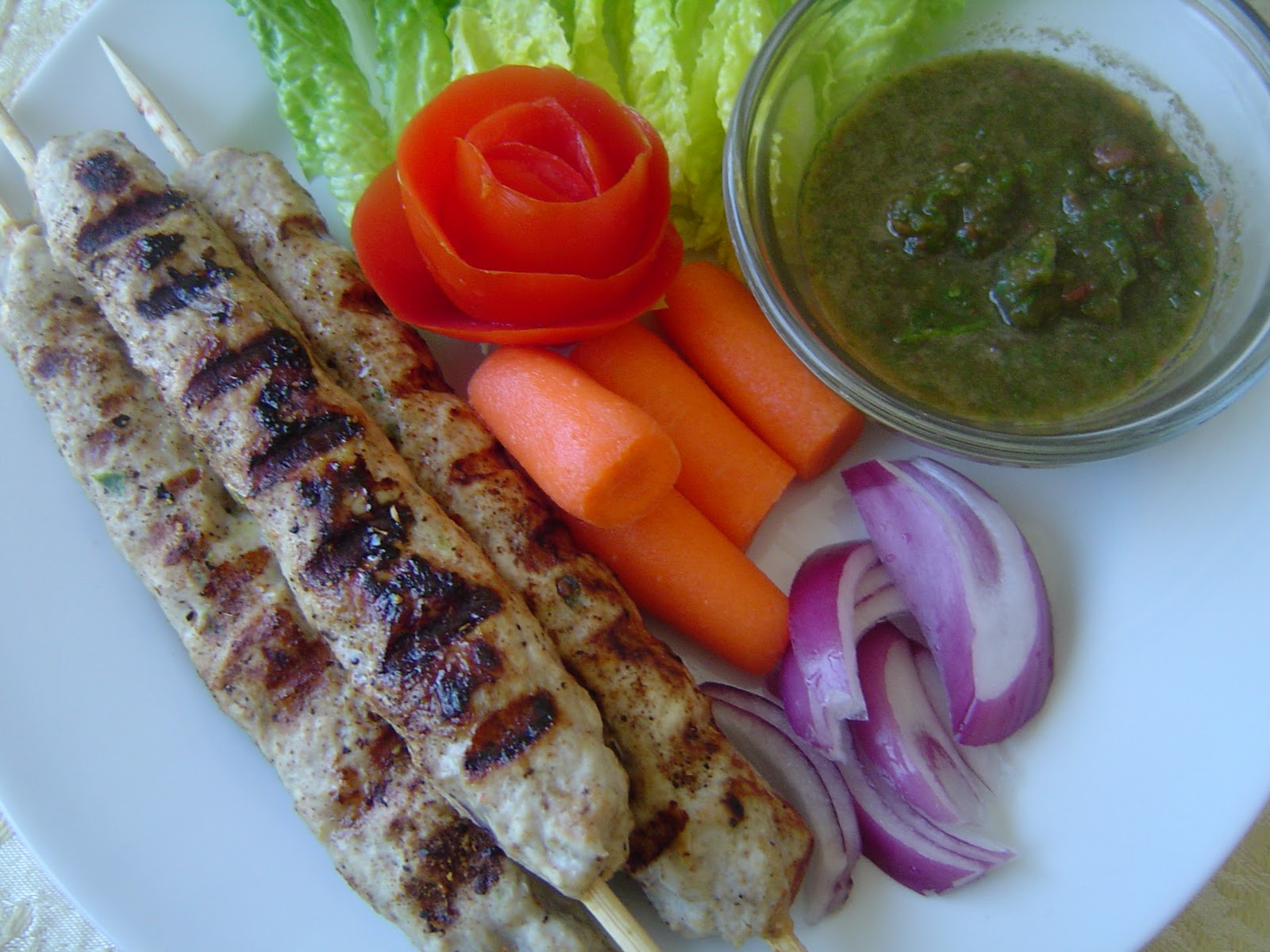 pakistani home cooking: Seekh kabab