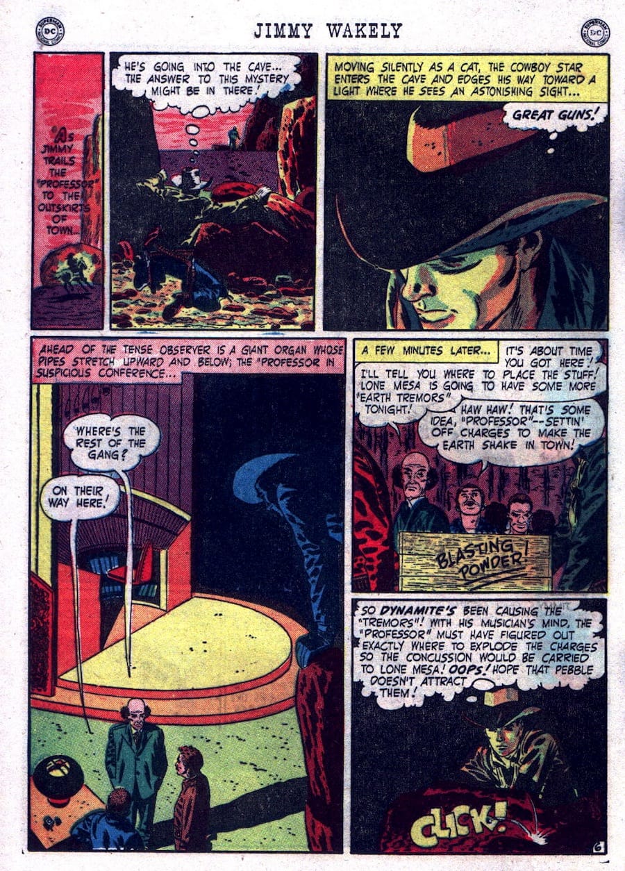 Jimmy Wakely #6 - Frank Frazetta, Alex Toth art - Pencil Ink