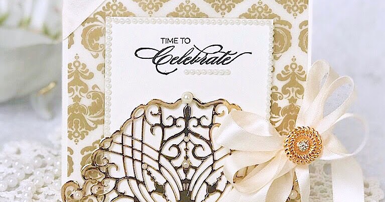 Creating from the Heart: ♥ Elegant Golden Invitation ♥