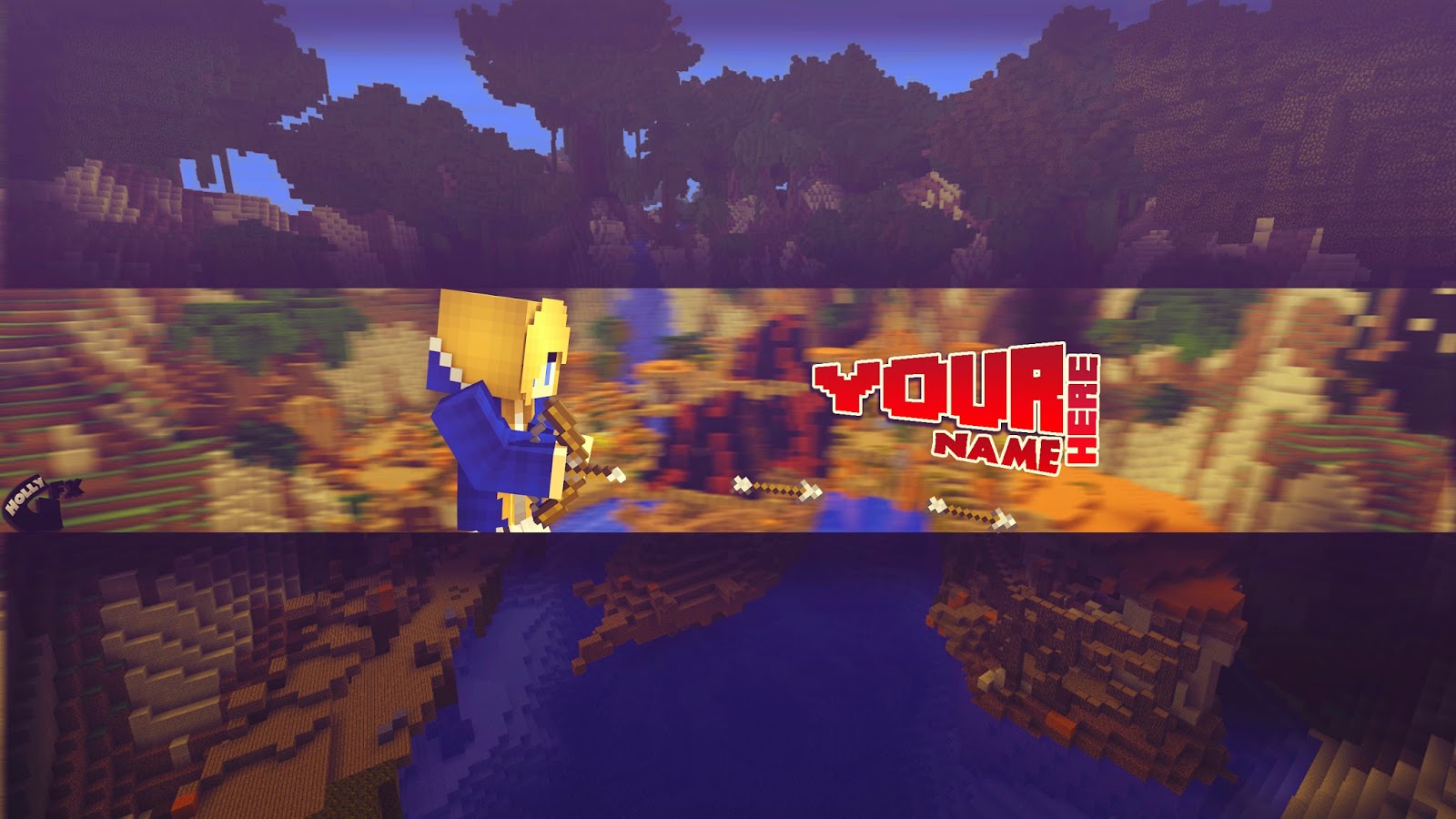 Holly's Gfx. : Minecraft Banner 3 - Template Available