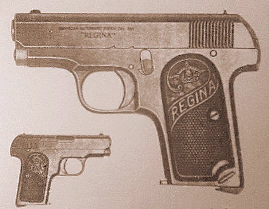 Pistola Regina calibre 6,35 y 7,65 mm. | Armas de Fuego