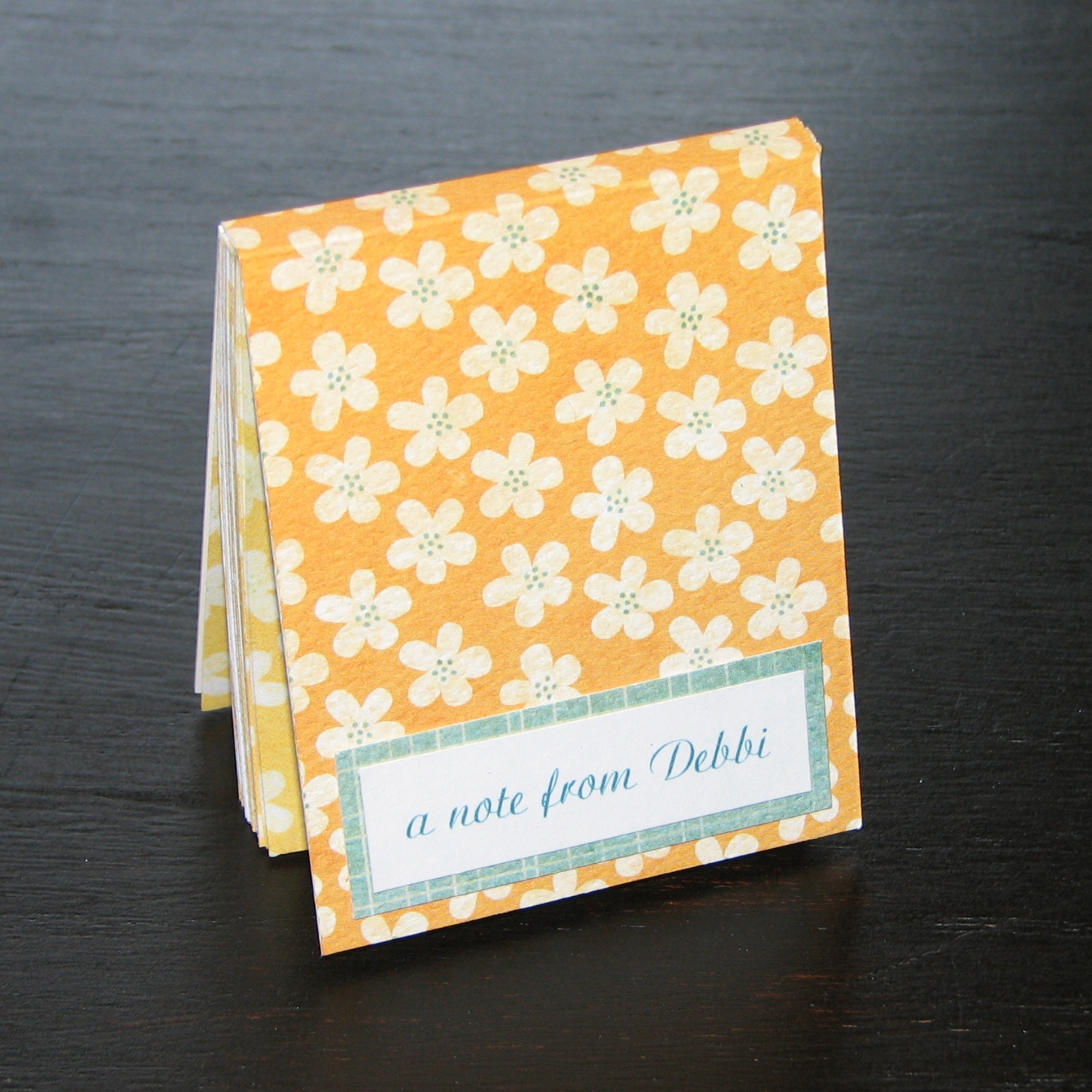 the laundry will wait: How to make a tear-out notepad